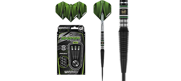 Winmau Sniper Black 24 gram 90% Tungsten (new) - Egypt Darts Shop